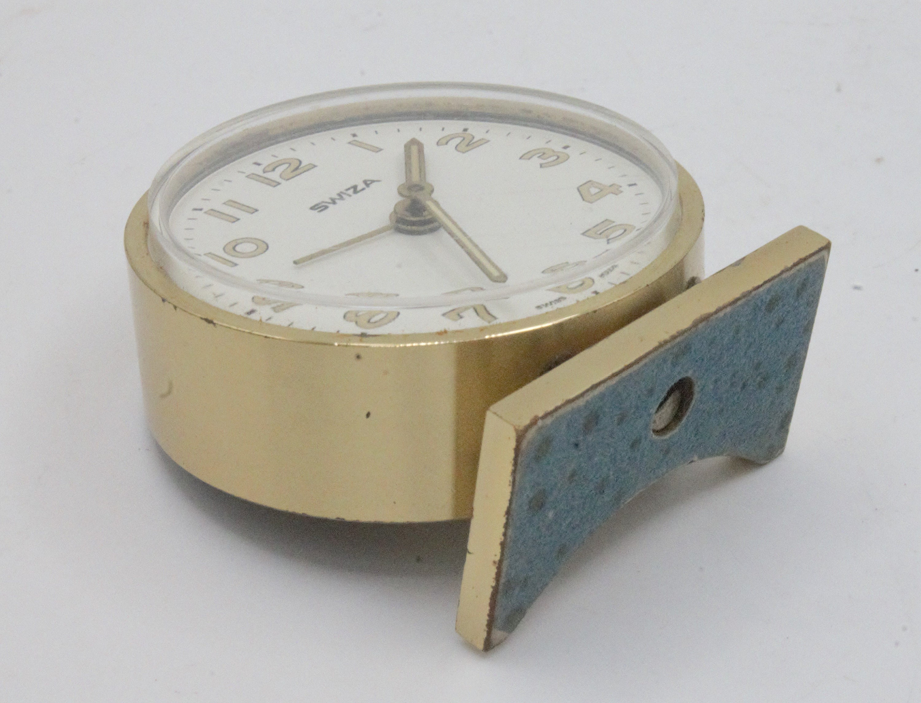 Vintage Swiza Brass Alarm Clock Bell Ringer Mini Travel Alarm - Etsy