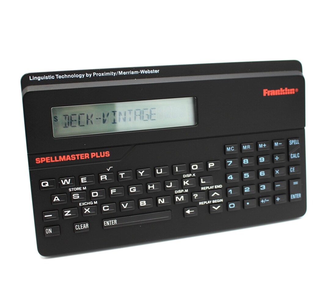 Vintage 1988 Desktop Spellmaster Spelling Word and Reference Mini ...