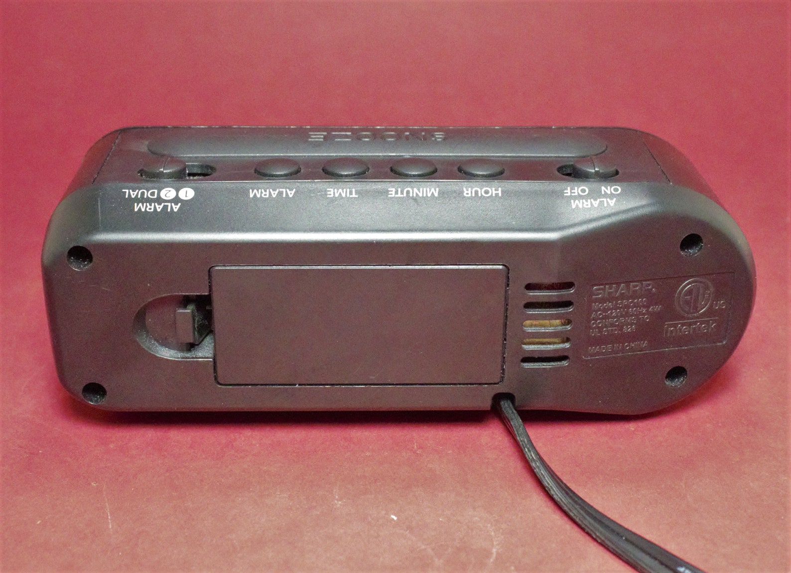 Vintage Digital Alarm Clock Red LED Lit Time Display Buzzer - Etsy