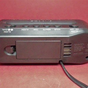 Vintage Digital Alarm Clock Red LED Lit Time Display Buzzer - Etsy