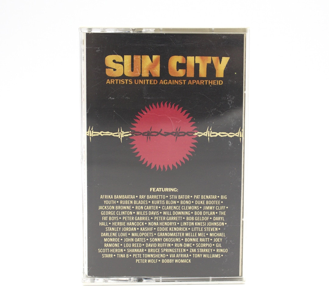 Vintage 1980s Cassette Tape Sun City Artists United Against Apartheid ...