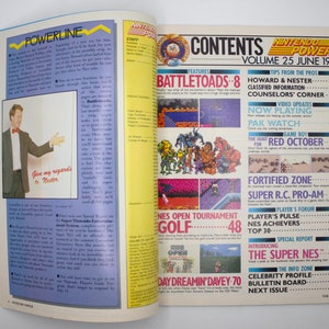 Nintendo Power 1991 Issue Battle Toads RC Pro-am Spy Hunter NES Open ...