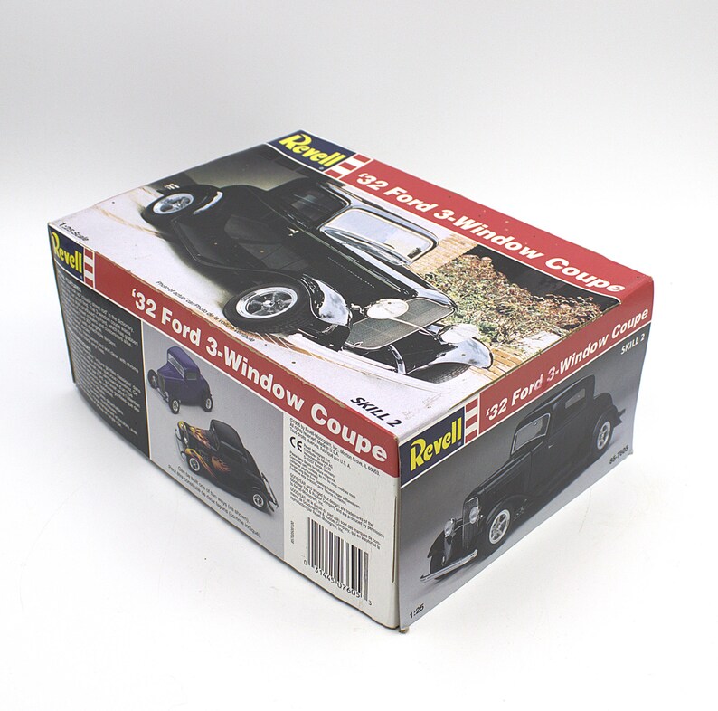 Vintage Revell '32 Ford 3-window Coupe Model Kit 1/25 Scale Stock or ...