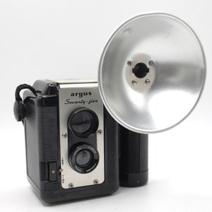 Vintage Argus Seventy-five Camera Bakelite Aluminum Top View Still Shot ...