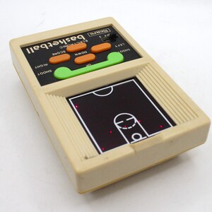 Vintage 1970s Electronic Basketball Handheld Video Game Digital Red LED ...
