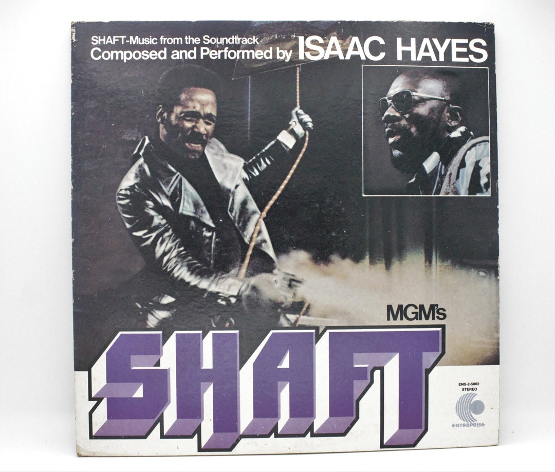 Vintage 1970s Vinyl Shaft Music From the Soundtrack by Isaac Hayes Cool ...