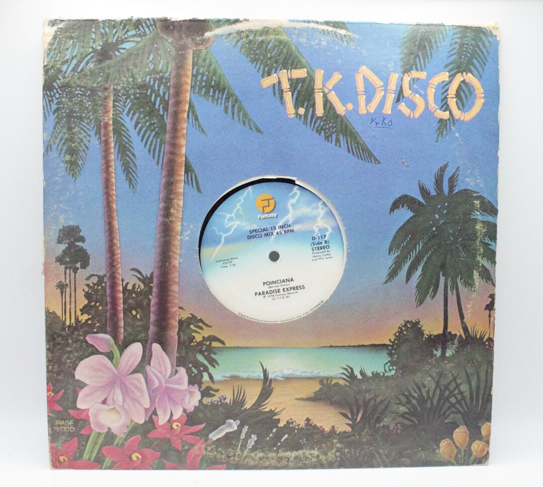 Vintage Vinyl 1978 Disco Single T.K. Disco 12" 45rpm Singles Mix Record ...