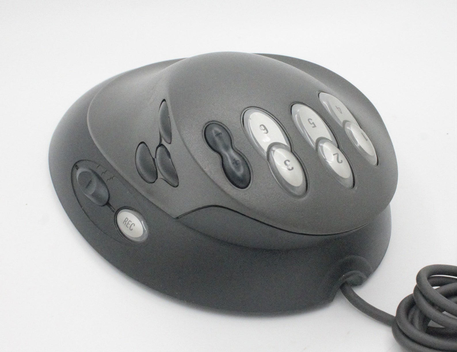 Vintage PC Mouse Microsoft Sidewinder Strategic Commander Swivel Palm ...