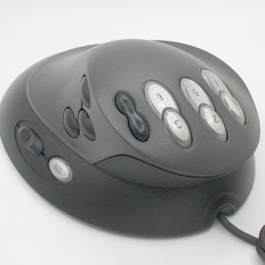 Vintage PC Mouse Microsoft Sidewinder Strategic Commander Swivel Palm ...