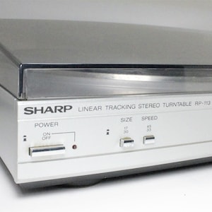 Vintage Sharp Linear Turntable Record Player High End Stereo Equipment ...