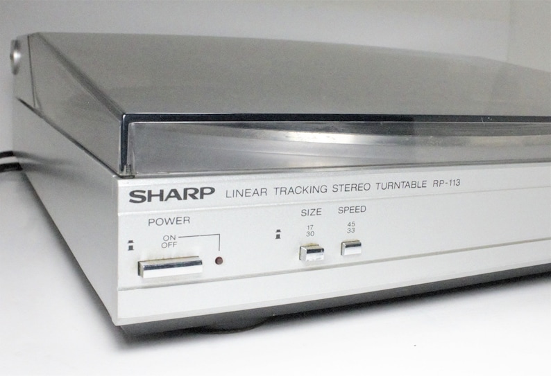 Vintage Sharp Linear Turntable Record Player High End Stereo - Etsy
