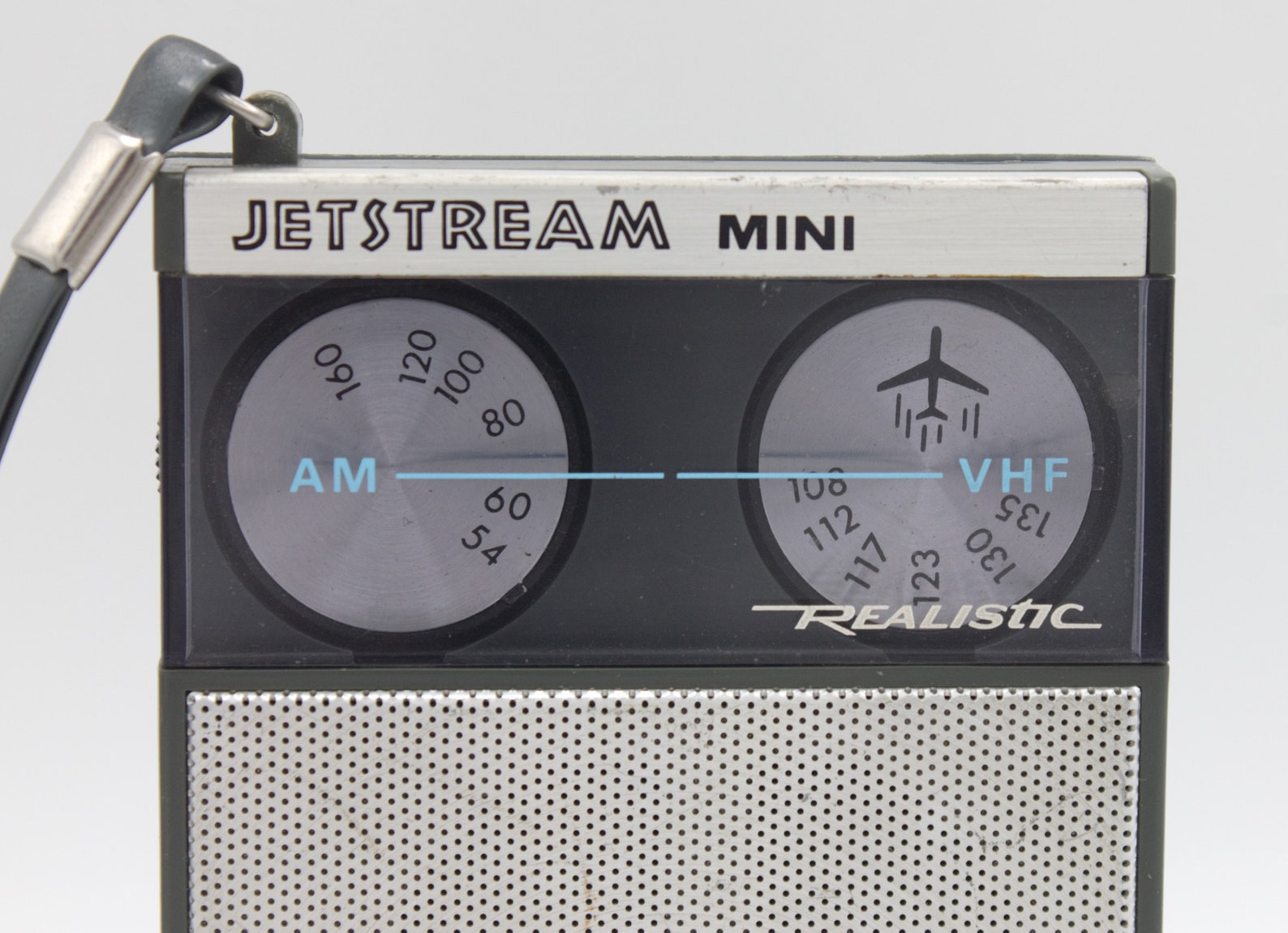Vintage Jetstream Mini Transistor Radio AM VHF Tuner Silver Aluminum ...