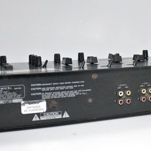 Vintage Stereo Sound Mixer Optimus Sound Board Mic 3 Channel Microphone ...