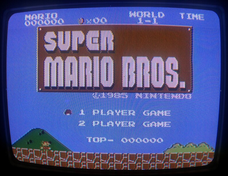 Vintage Nintendo Game Mario Bros Duck Hunt Track Meet Power - Etsy