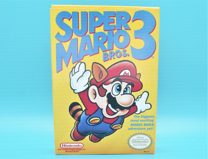 Vintage Super Mario Brothers 3 Nintendo Game Cartridge Original NES ...