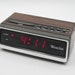 Vintage Digital Alarm Clock Electronic Red LED Time Display Simulated ...