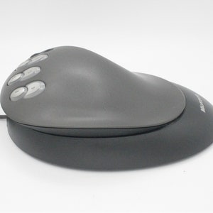 Vintage PC Mouse Microsoft Sidewinder Strategic Commander Swivel Palm ...