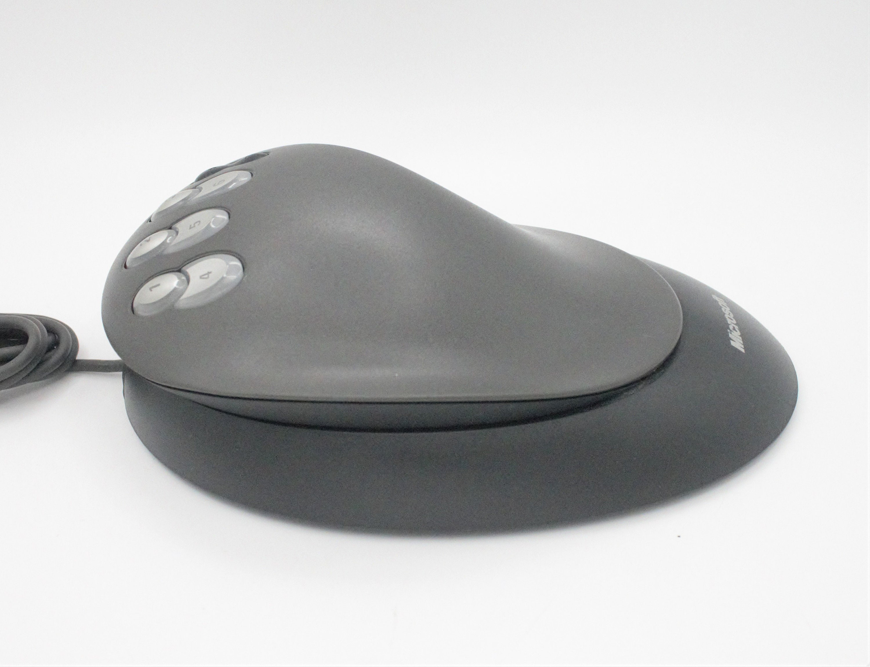 Vintage PC Mouse Microsoft Sidewinder Strategic Commander Swivel Palm ...