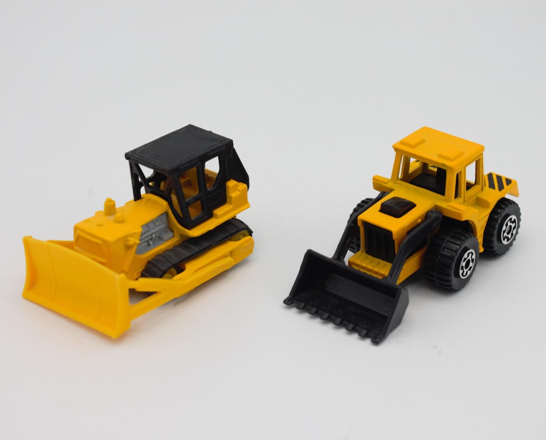 Vintage Matchbox Bulldozer and Tractor Shovel Front Loader Die Cast ...