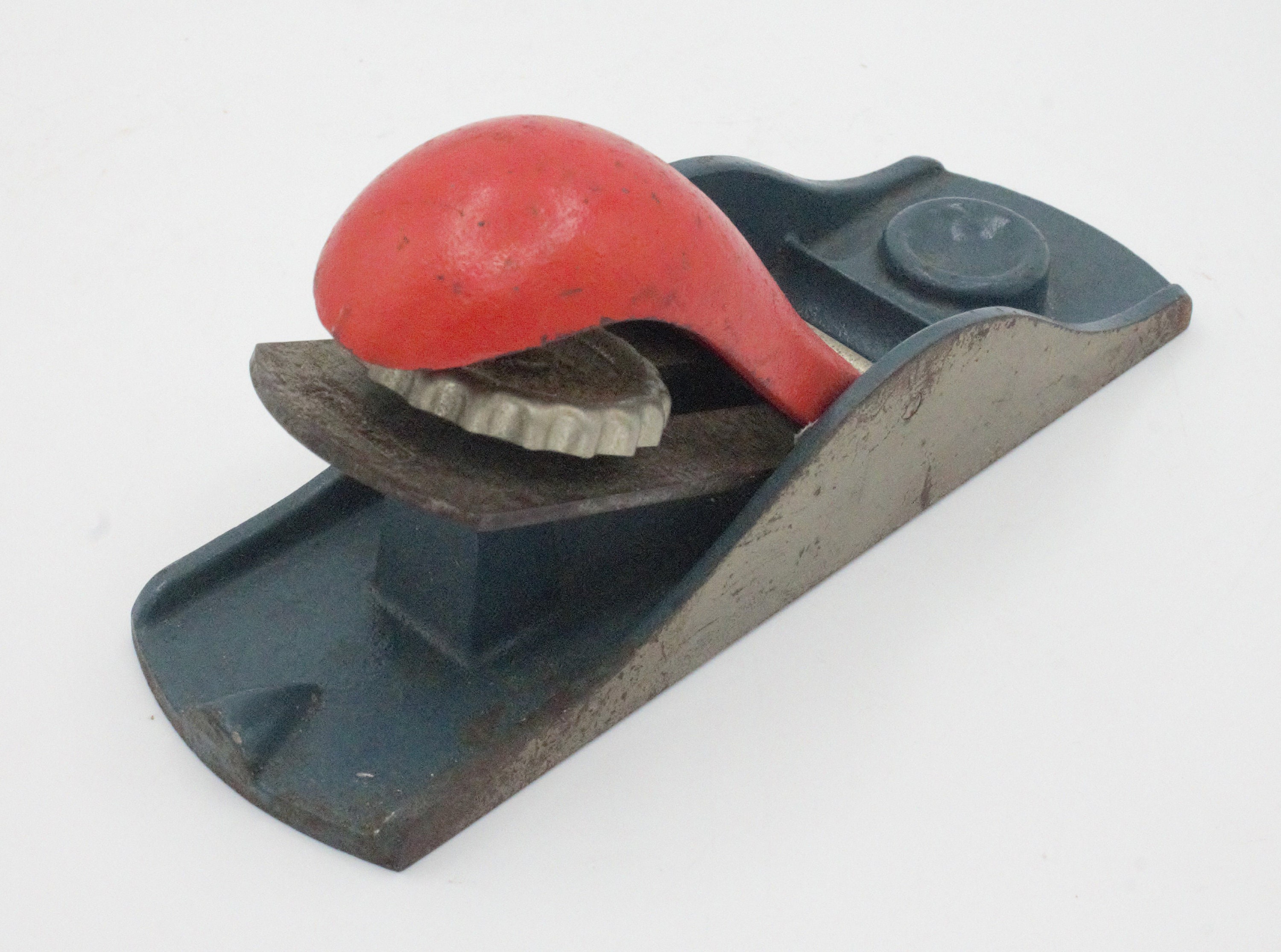 Vintage Stanley Wood Plane Hand Planer Tool Cast Iron Tempered Steel ...