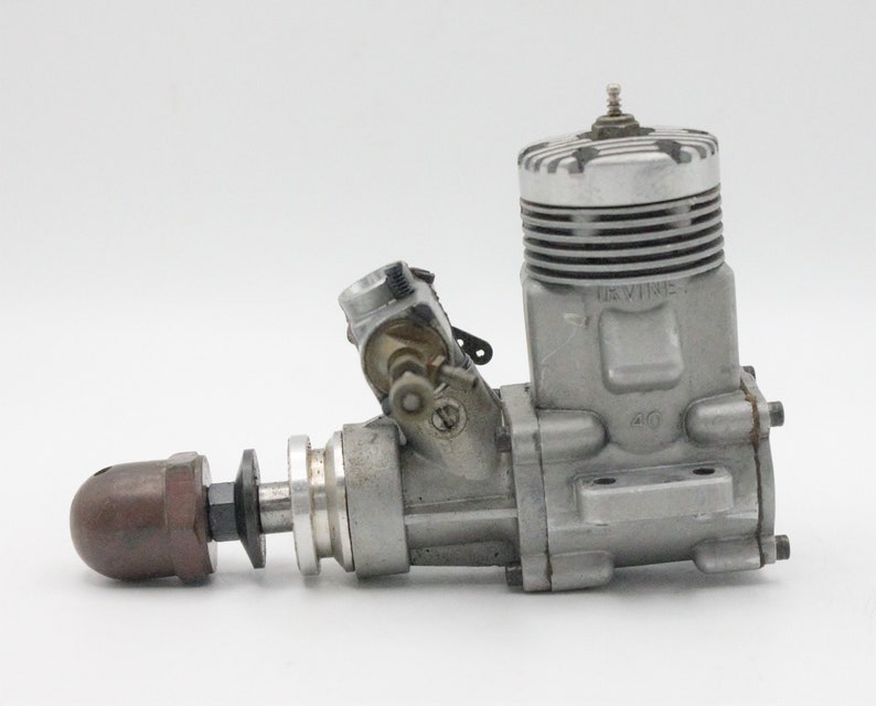 Vintage Irvine 40 RC Model Airplane Engine Made in England Side Exhaust ...