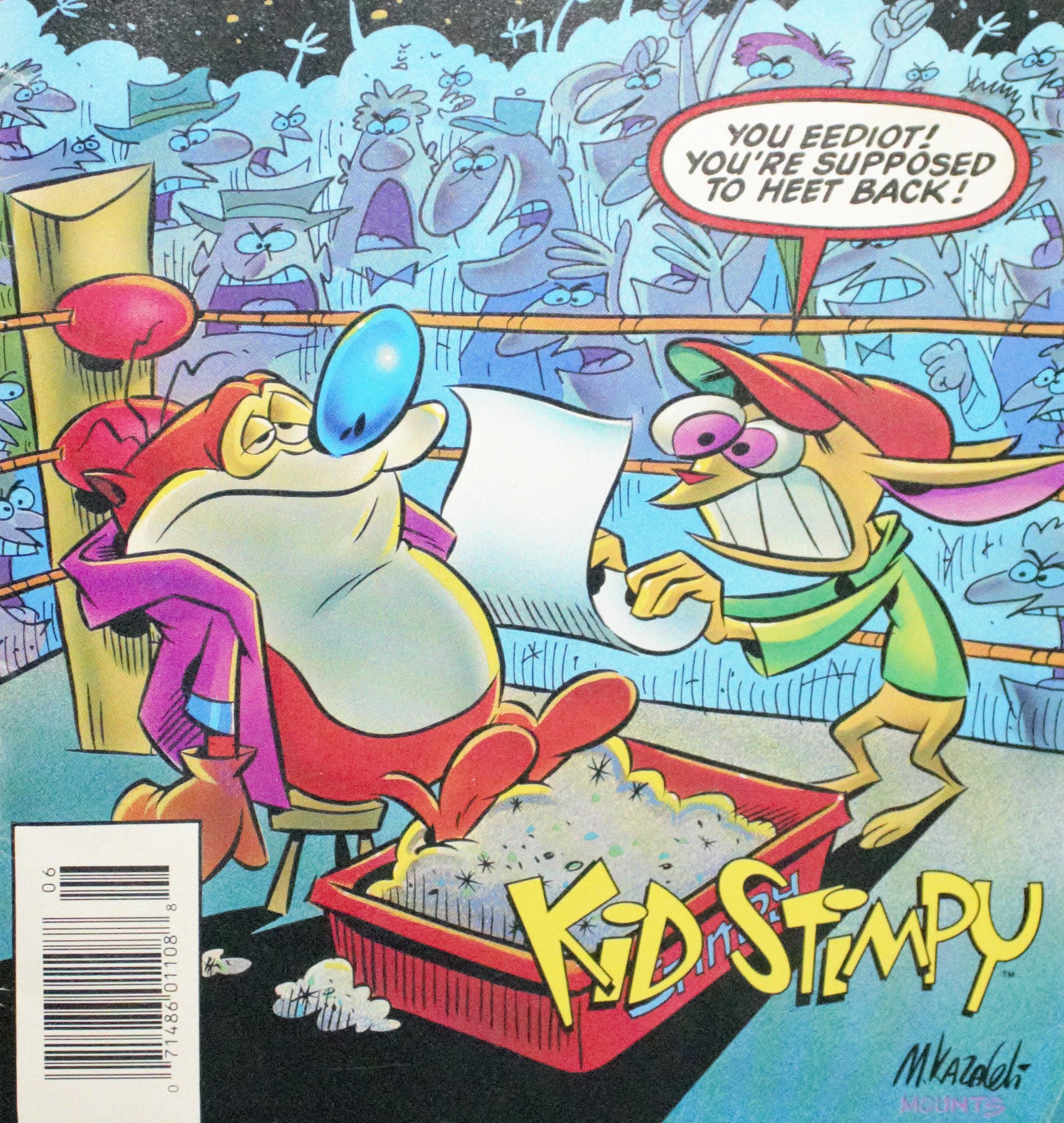 Vintage 1993 Ren & Stimpy Comic Book Marvel Comics Vol 1 Issue - Etsy