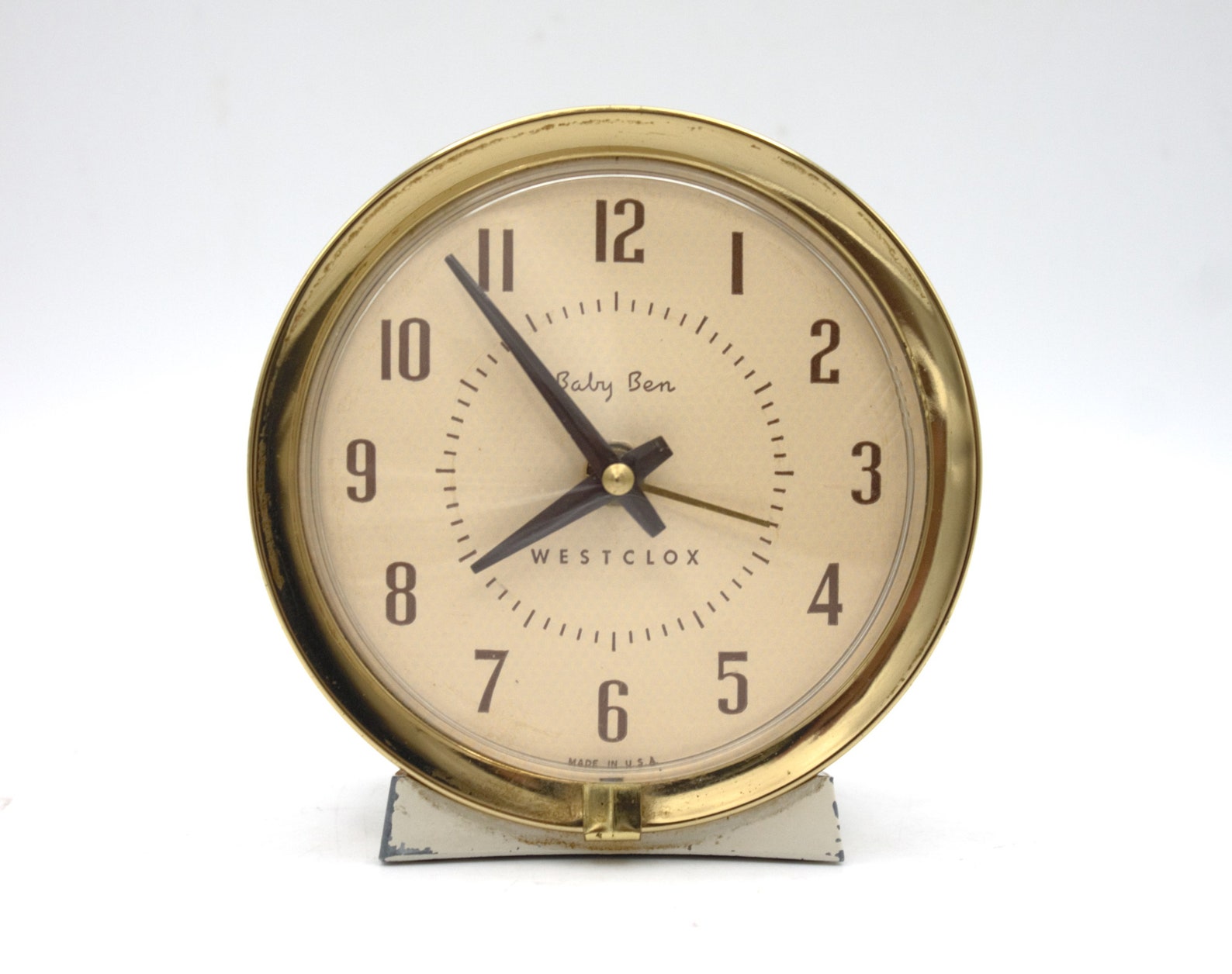 Vintage Mid-century Westclox Baby Ben Clock Brass Wind up - Etsy