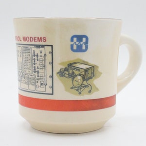 Vintage Satcom AJ Control Modems Harris Semiconductor Coffee Cup ...