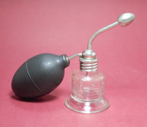 Vintage Atomizer Medicinal Spray Bottle Glass and Silver With | Etsy