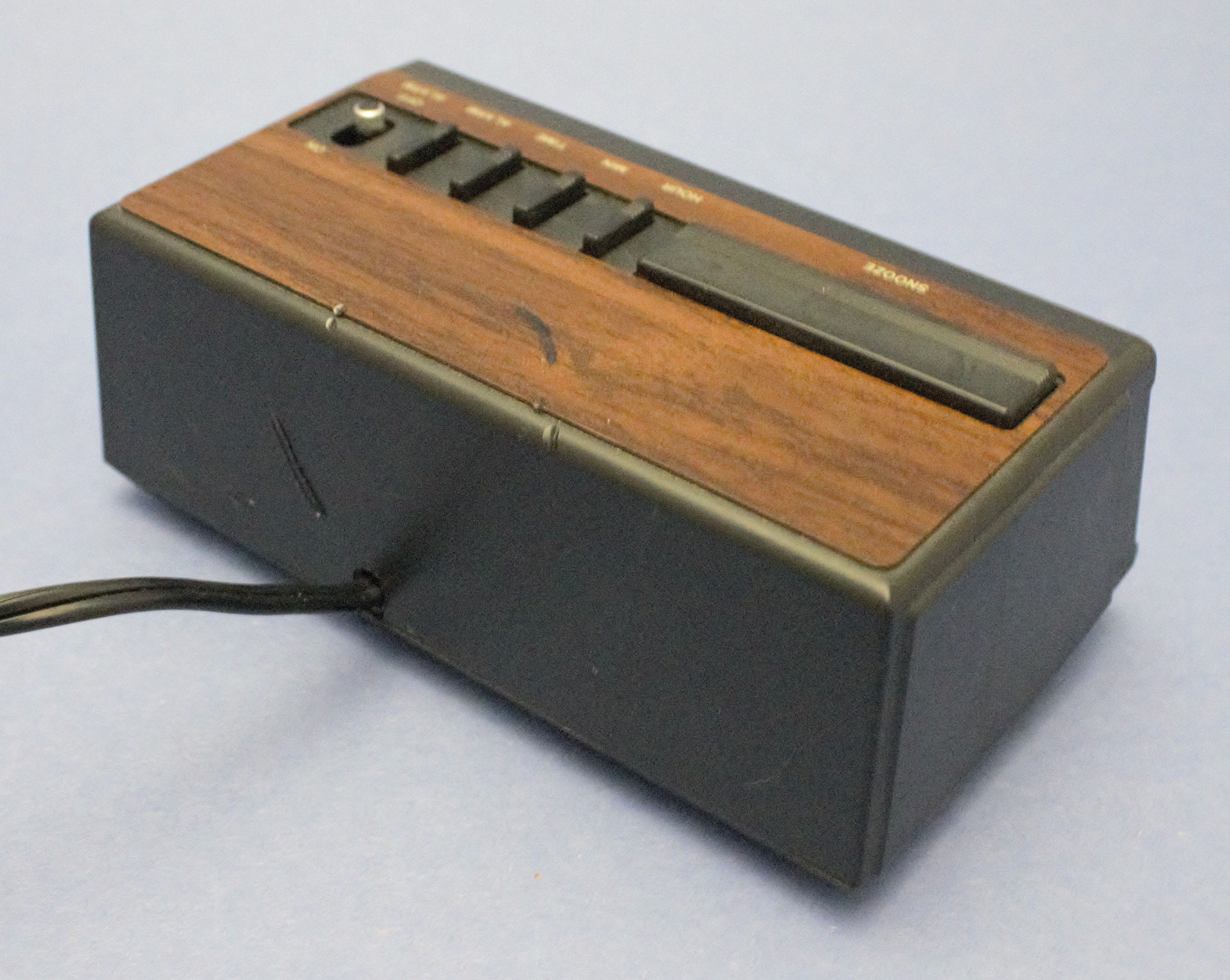 Vintage Digital Alarm Clock Red LED Light Time Display - Etsy