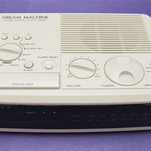 Vintage 1980s Dream Machine Sony Digital Alarm Clock AM-FM - Etsy