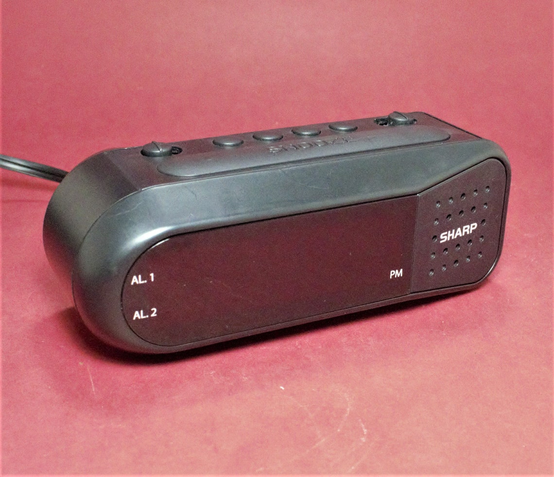 Vintage Digital Alarm Clock Red LED Lit Time Display Buzzer - Etsy