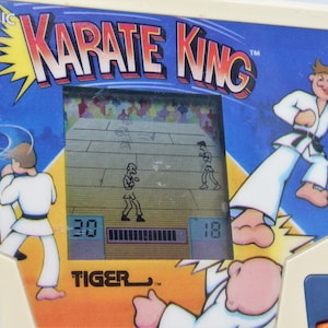 Vintage 1980s Karate King Handheld Game LCD Digital Sound Tournament ...