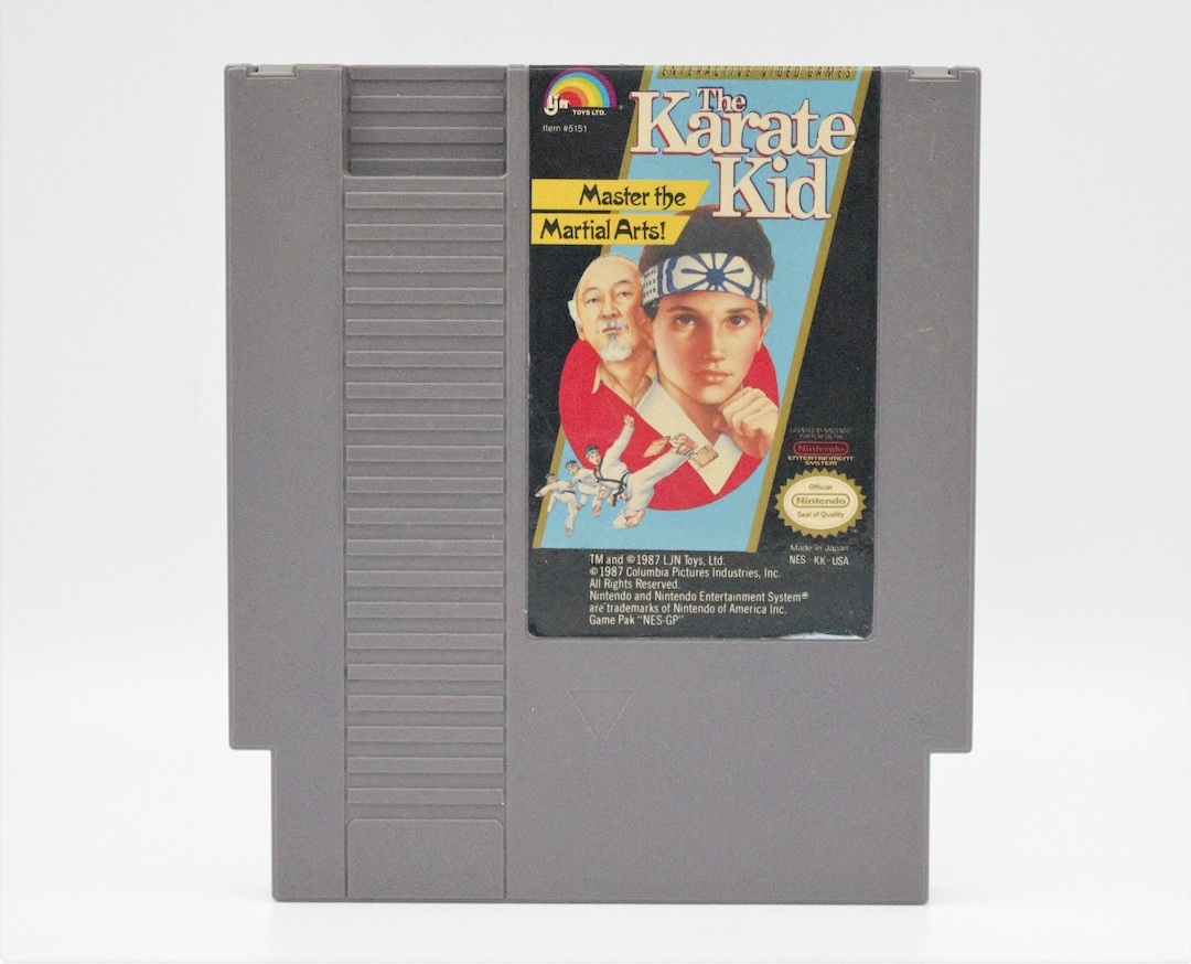 Vintage Nintendo juego The Karate Kid cartucho de videojuego original ...