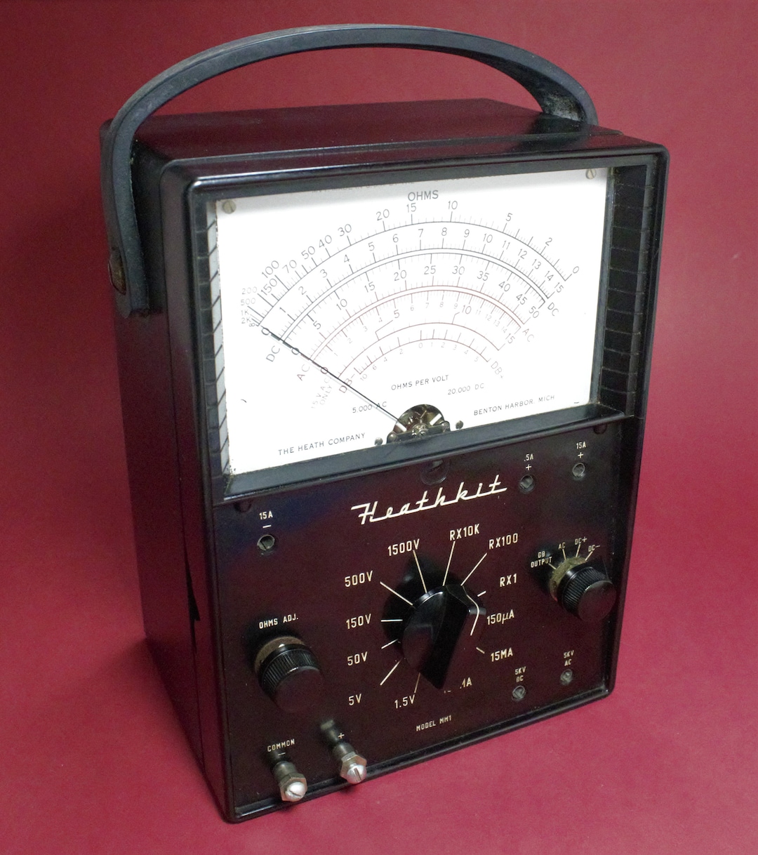 Vintage Heathkit Voltmeter Multimeter Ohm Volt Tester Gauge - Etsy