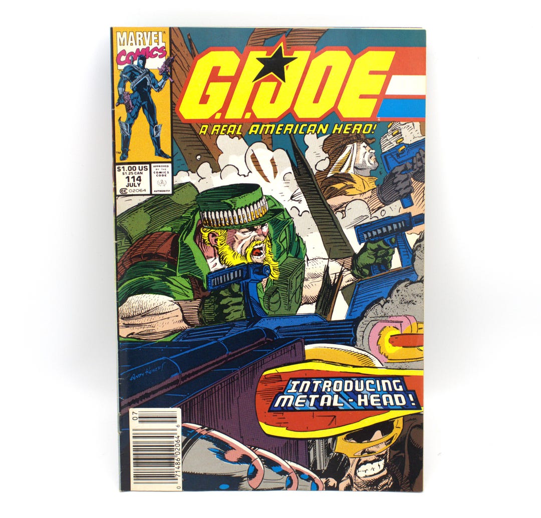 Vintage 1991 GI JOE Comic Book Rock & Roll Cover Issue 114 July "metal ...