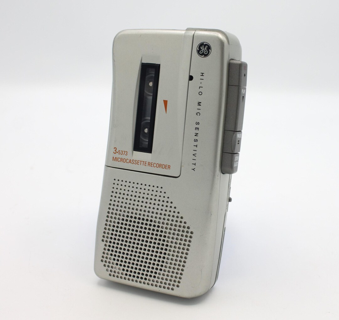 Vintage GE Micro-cassette Recorder Player Portable Mini Audio Tape ...
