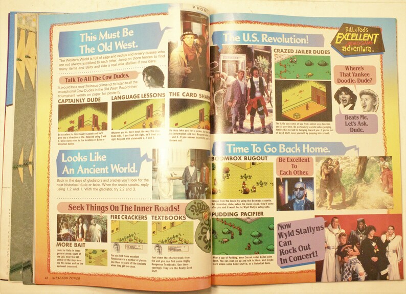 Nintendo Power 1991 Issue Robin Hood Bill & Teds Excellent - Etsy