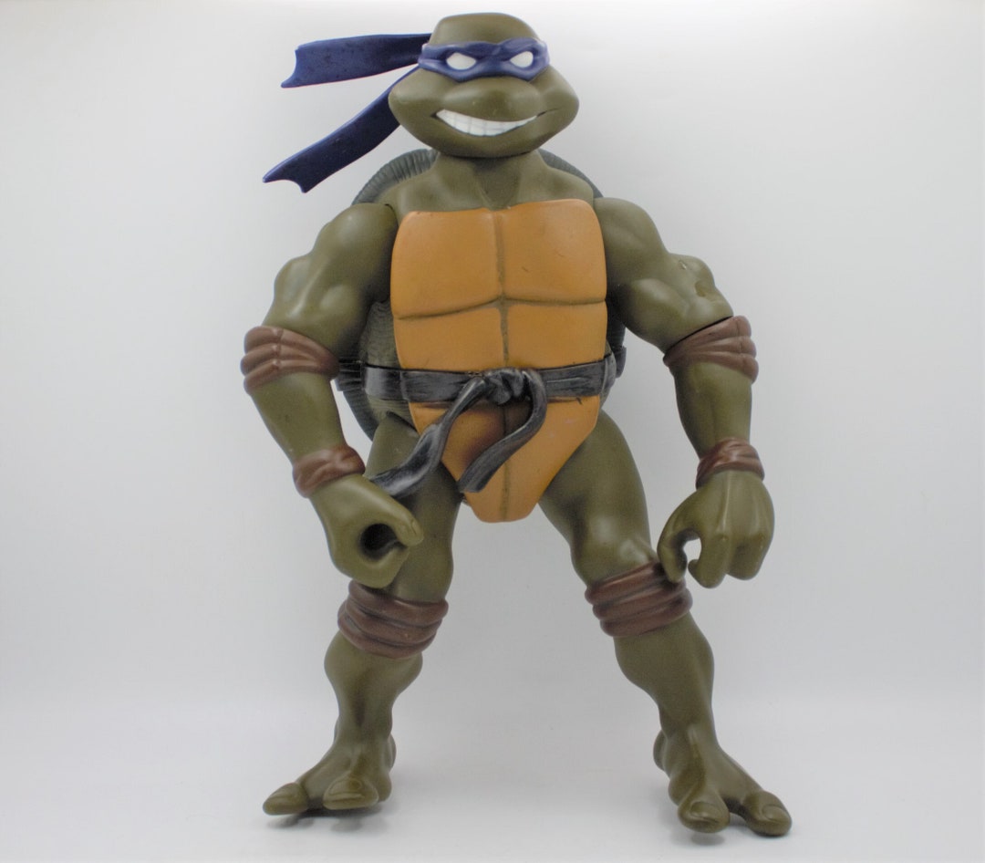 Vintage Large Teenage Mutant Ninja Turtles Action Figure Donatello ...