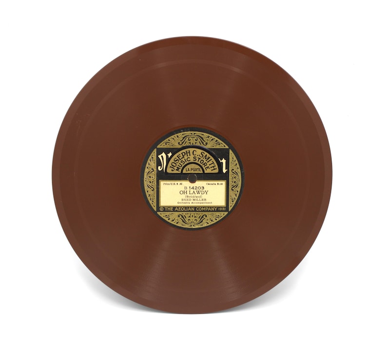 Vintage 1920s Record Vocalion Brown Reed Miller Orchestra Shannon Four ...