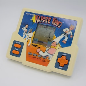 Vintage 1980s Karate King Handheld Game LCD Digital Sound Tournament ...