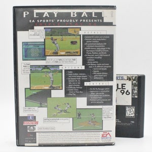 Vintage SEGA Triple Play 96 Major League Baseball Original Genesis ...