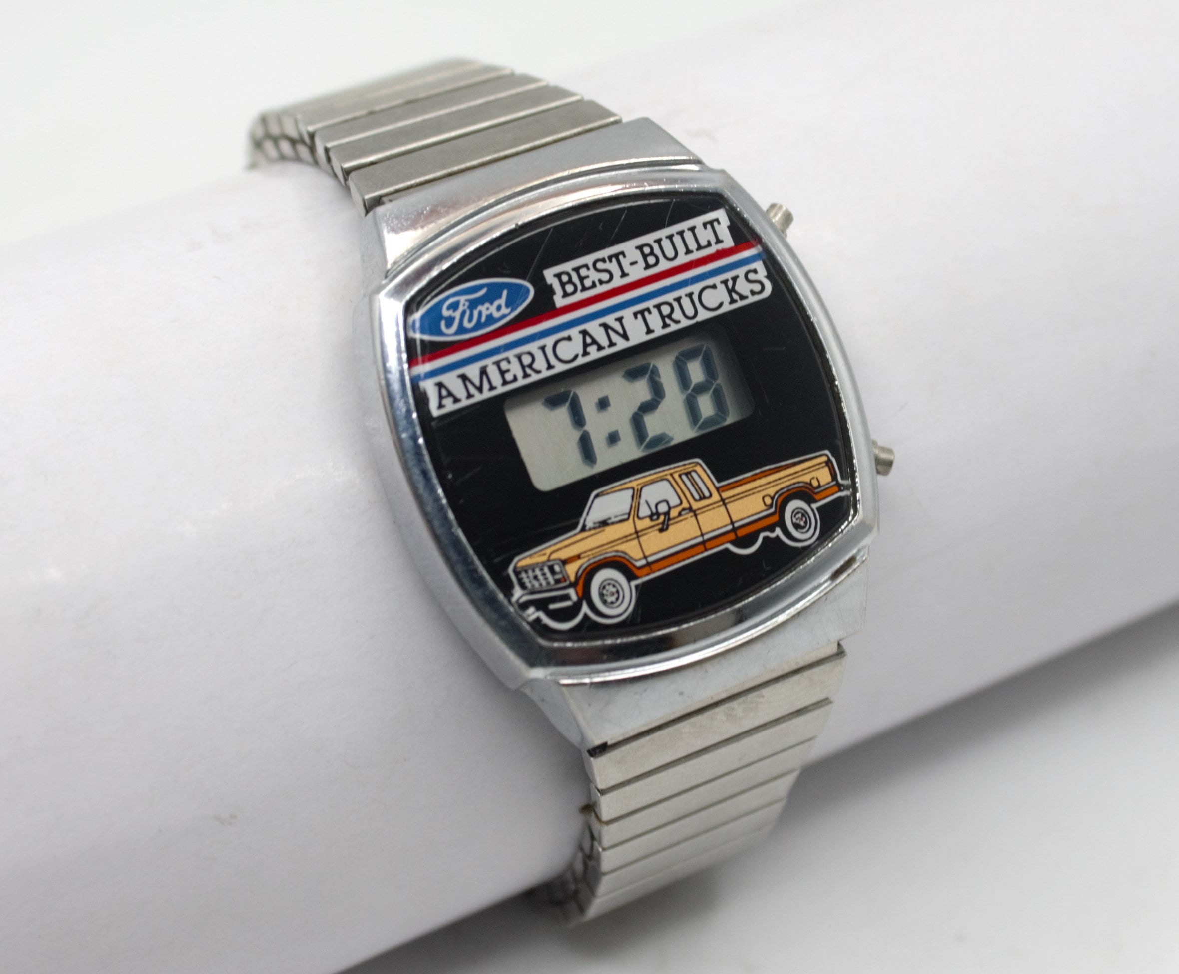 Vintage 1980s Ford Truck Digital Watch Best Built American Trucks F-150 ...