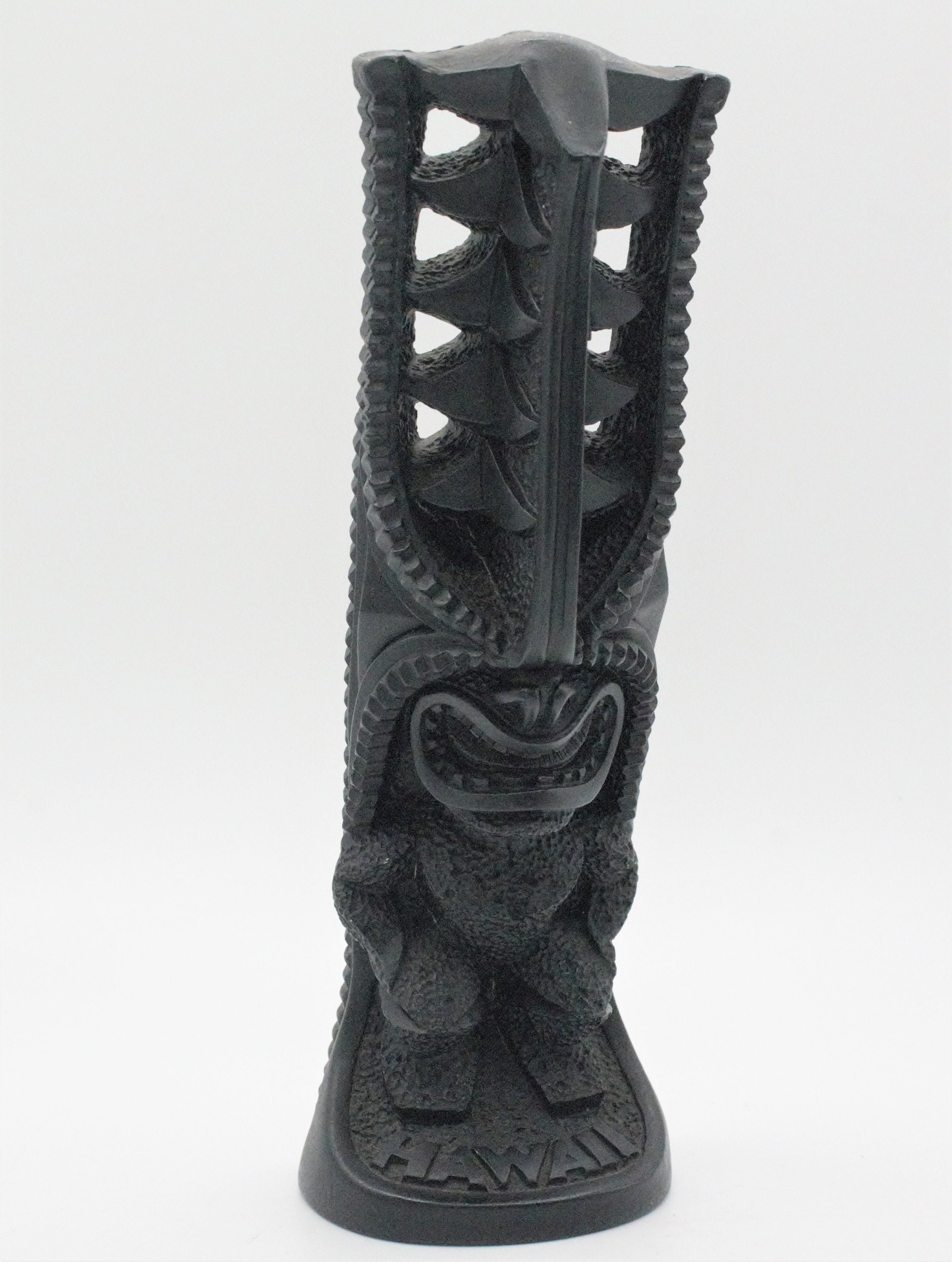 Vintage Coco Joe Carved Lava Lono Tiki Sculpture Hawaii - Etsy