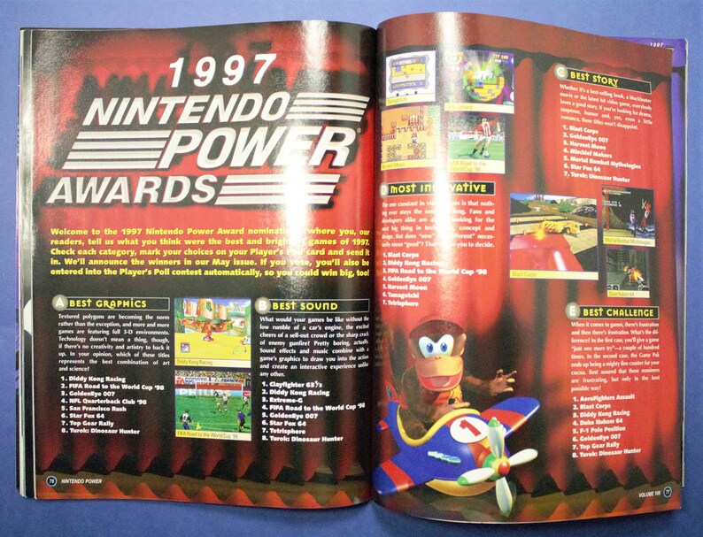 Nintendo Power 1998 Issue 1080 Snowboarding Rampage - Etsy