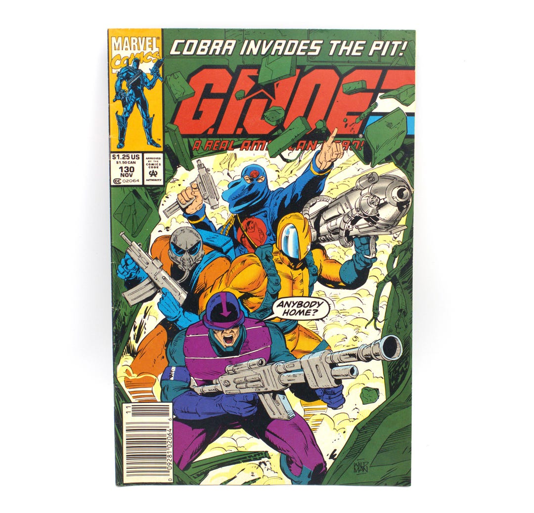 Vintage 1992 GI JOE Comic Book Cobra Invades the Pit Issue 130 Nov ...
