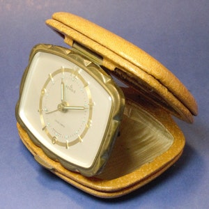 Vintage Alarm Clock Travel Alarm Rensie Watch Corp Germany - Etsy