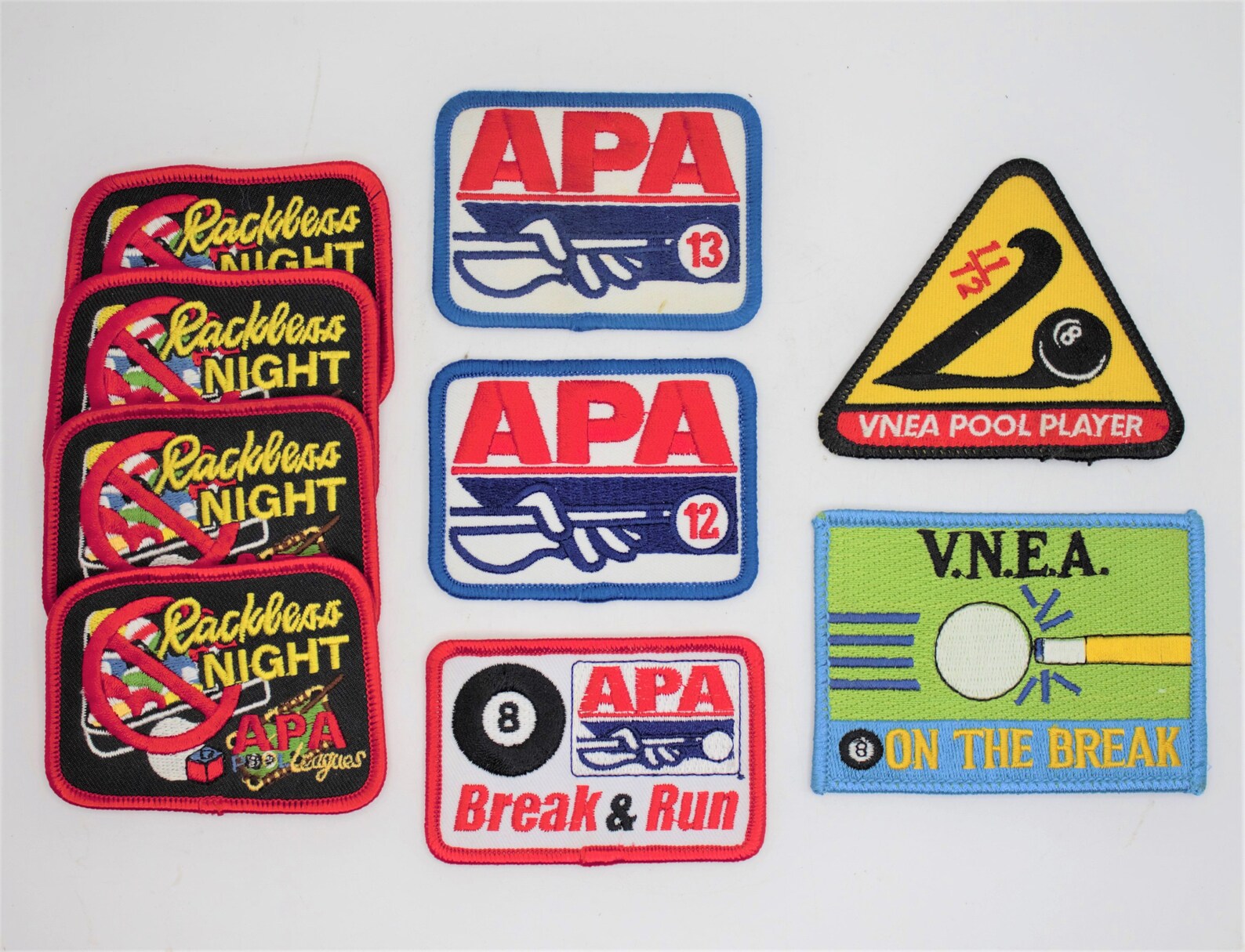 Pool Shark Patches APA Embroidered Pool Jacket Patches American ...