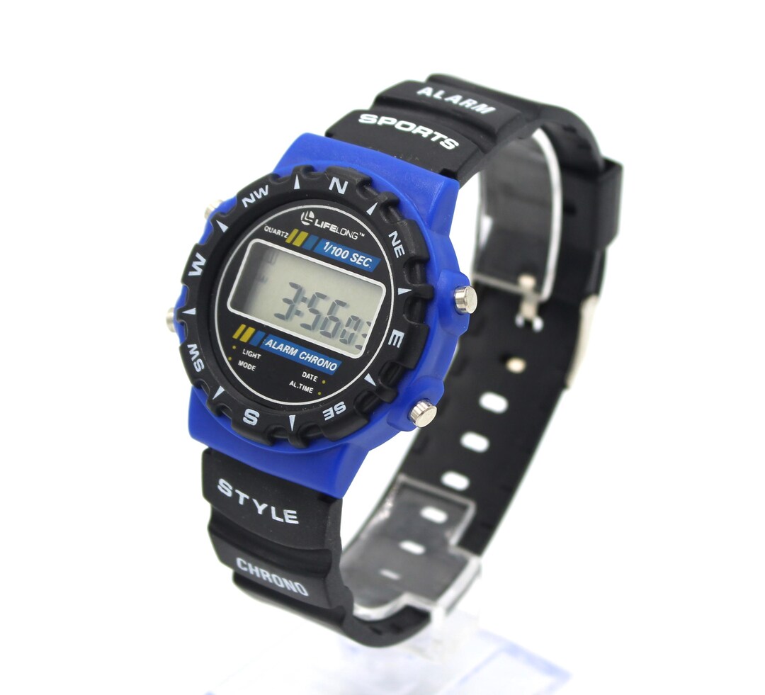 Vintage Digital Wristwatch Sport Edition Chronograph Timer Alarm Date ...
