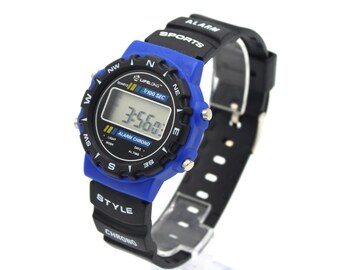 Vintage Aqualite Digital LCD Sports Watch 90’s Light up Waterproof - Etsy